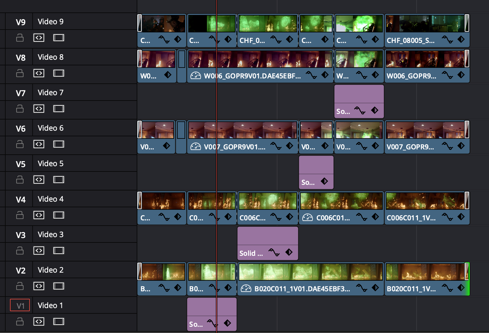 Simulated Data/Timecode Burn-In, multiple clips - We Suck Less